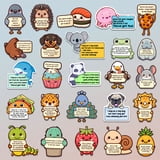 100PCS Emotional Support Animal Stickers – Affirmation Sticker Pack for ...