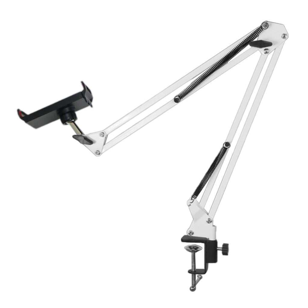 Flexible Phone Tablet Stand Long Degree Mount for Bed Desktop - White ...