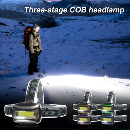 Adjustable LED Camping Headlamp Head Night Running Runners Backpacking ...