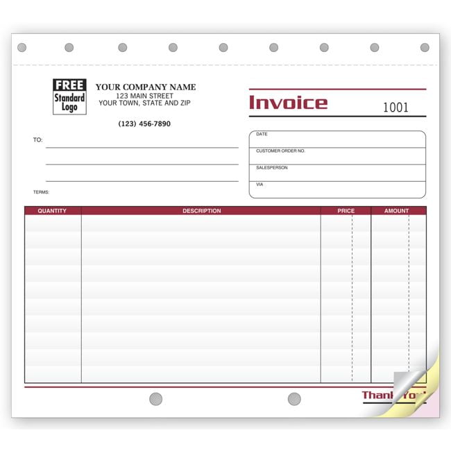Invoice - Lined Small - Walmart.com