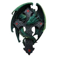 Dungeon Dragon Head Scepter Orb Torch Color Changing LED With Wall ...