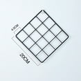 1pc Multifunctionl Metal Mesh Photo Grid Panel Wall Decor Photo Wall ...