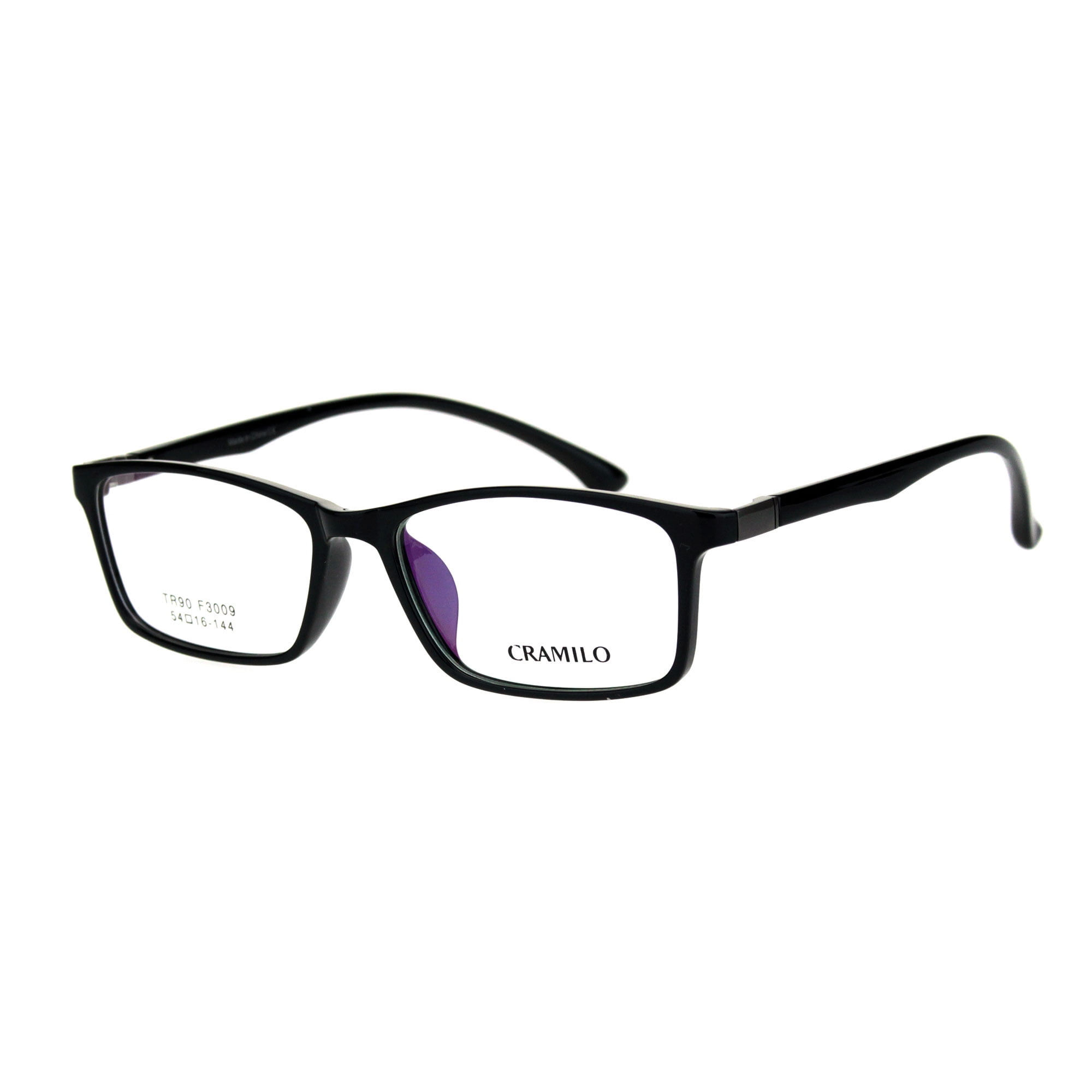 Mens Narrow Rectangular Thin Crushproof TR90 Plastic Light Optical ...