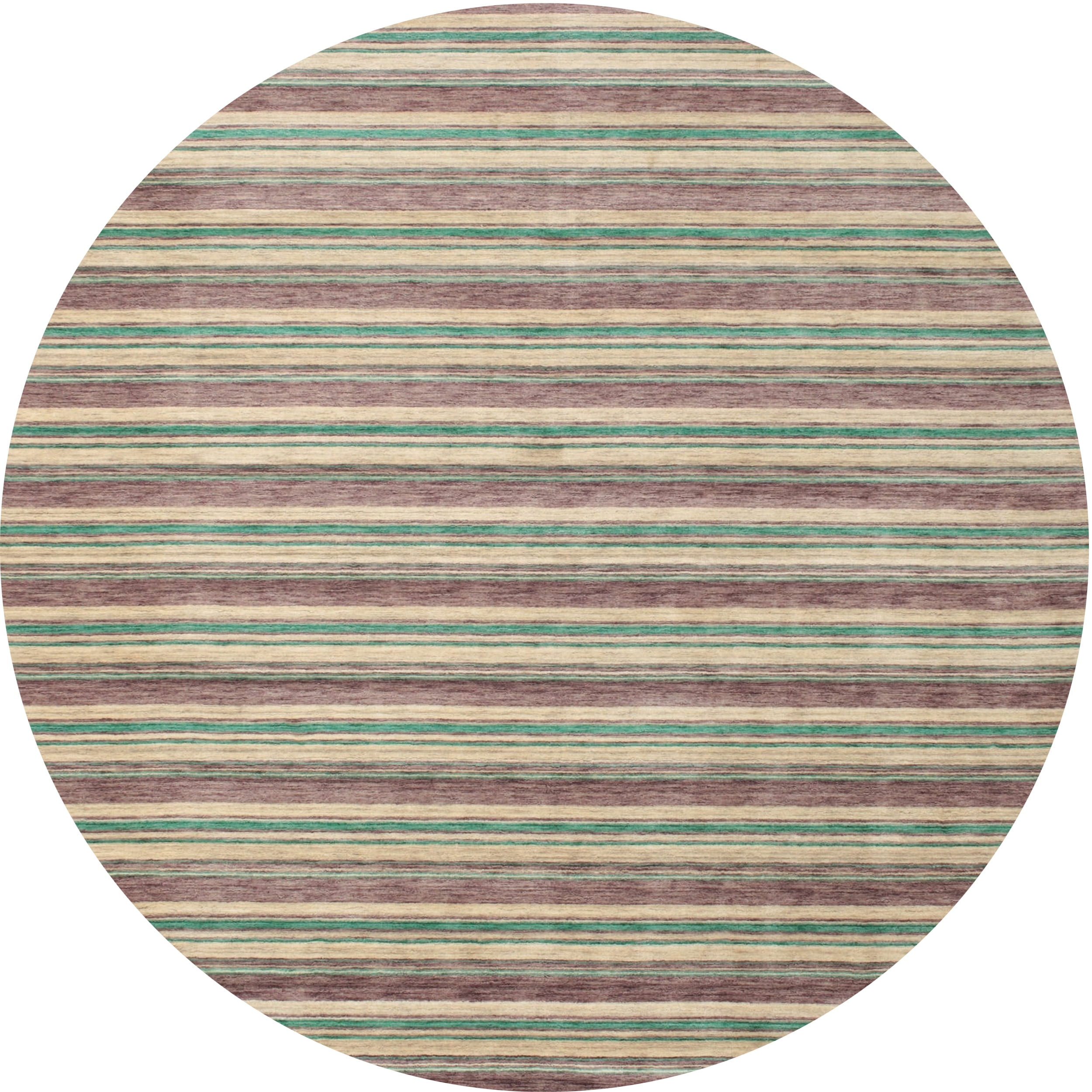 Ahgly Company Indoor Round Contemporary Dark Almond Brown Abstract Area ...