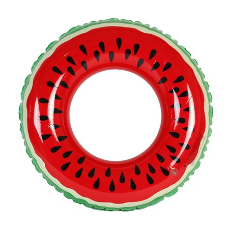 Fruit Pool Float, Watermelon Tube Ring Inflatable Durable Summer Swim ...
