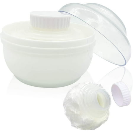 After-Bath Body Powder Box Empty Powder case Powder Puff Container ...