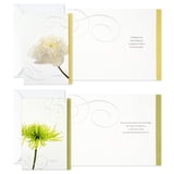 Hallmark Sympathy Card Box Pack (Flowers, 12 Cards with Messages and ...