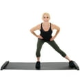 ProsourceFit Slide Board Mat 6-ft with Booties & Carrying Bag for ...