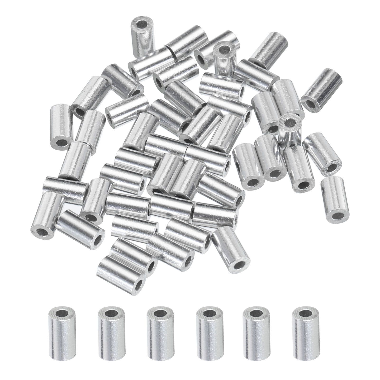 Manguito de bucle de crimpado de aluminio de 1/16" 1.5mm, ferrule ...
