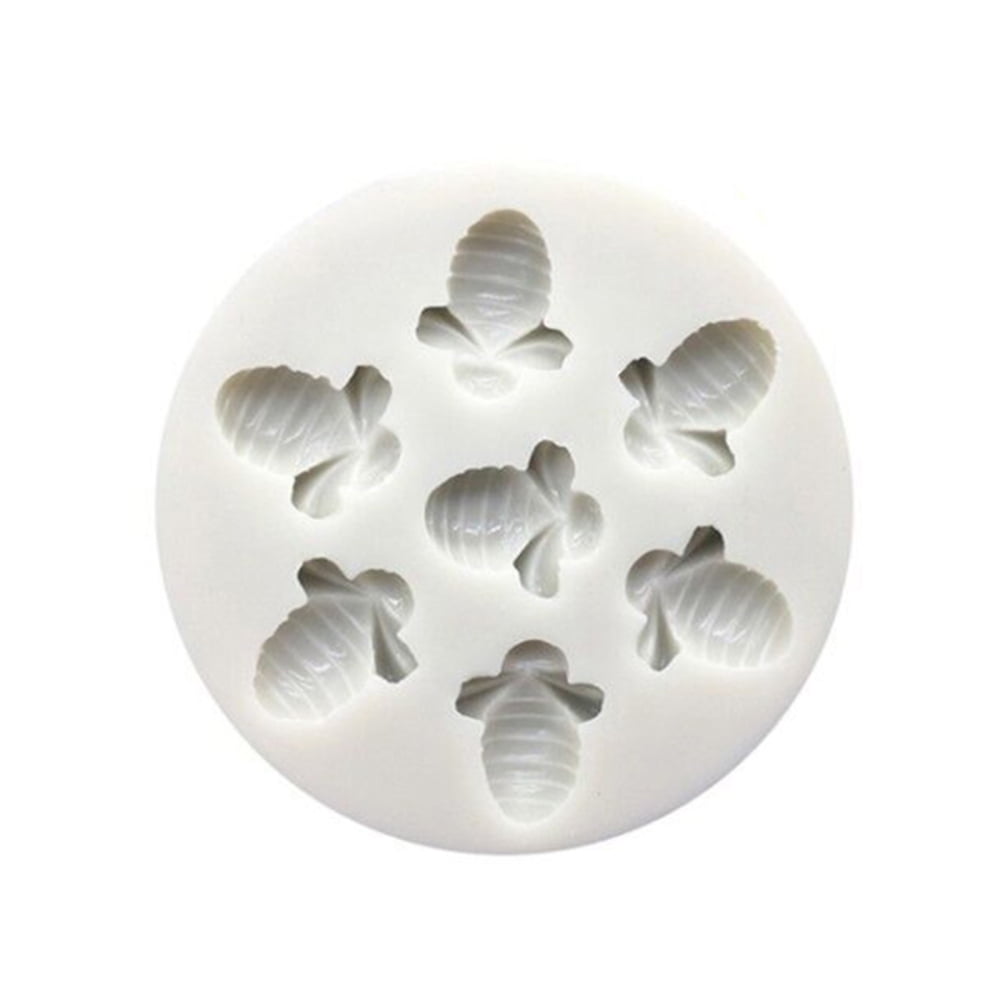 7 Cavity Bumble Bee Silicone Mold For Chocolate DIY Soap Mould 3D Bee ...