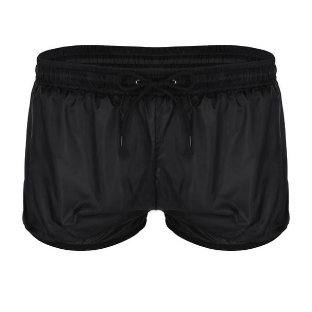 iEFiEL Mens Mesh Loose Boxer Shorts See-through Beach Board Shorts ...