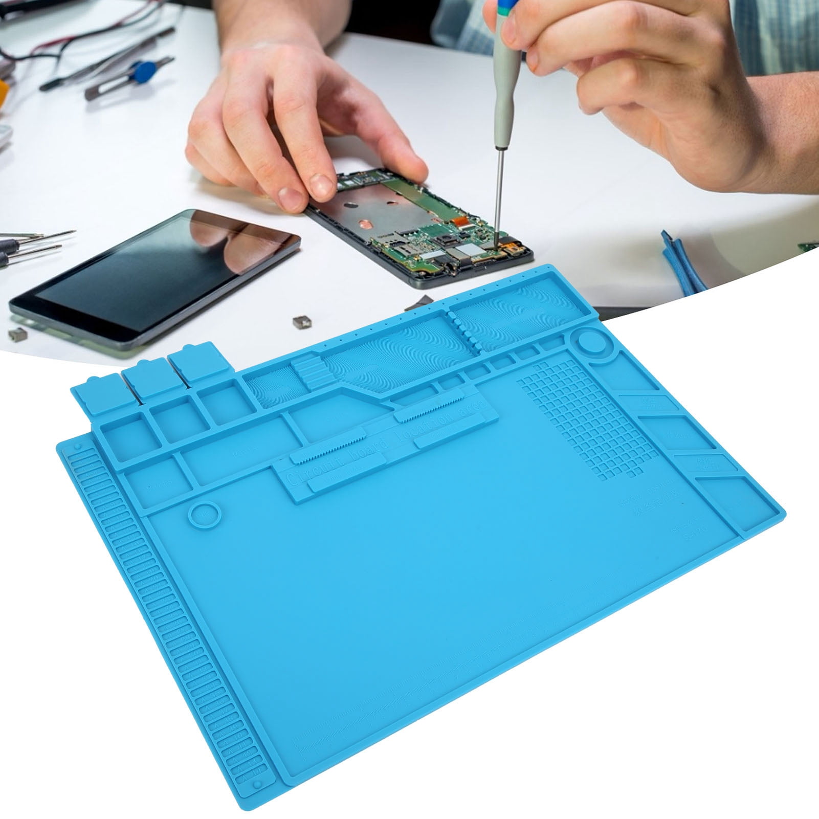 Buy Magnetic Insulation Mat, Soldering Station Eat Resistant Work Mat ...