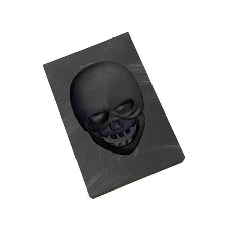 3D Graphite Ingot Mold Skull Jewelry Making for Casting Gold Melting ...