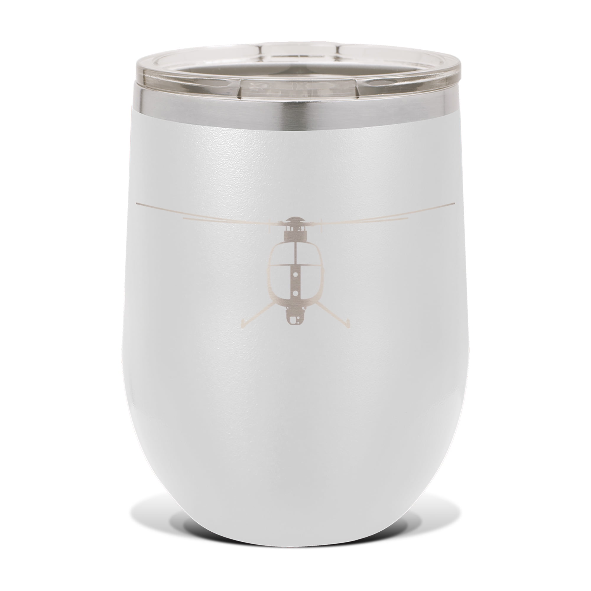 MH-6 Little Bird Wine Tumbler 12 oz - Laser Engraved - Stainless Steel ...