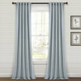 Lush Decor Farmhouse Vintage Stripe Window Curtain Panels - Black - 40 ...