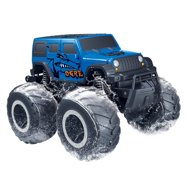 Fisca 1:12 Scale 8-Wheel Amphibious RC Car, Waterproof All-Terrain ...