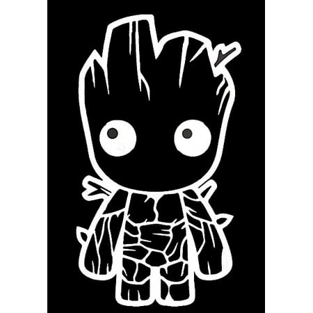 Baby Groot Guardians Of The Galaxy Inspired Decal Sticker | 6-Inches By ...