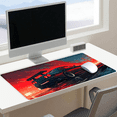 Anime Sports Car Mouse Pad 35.4 x 15.8 Inches Rubber Desk Mat with ...