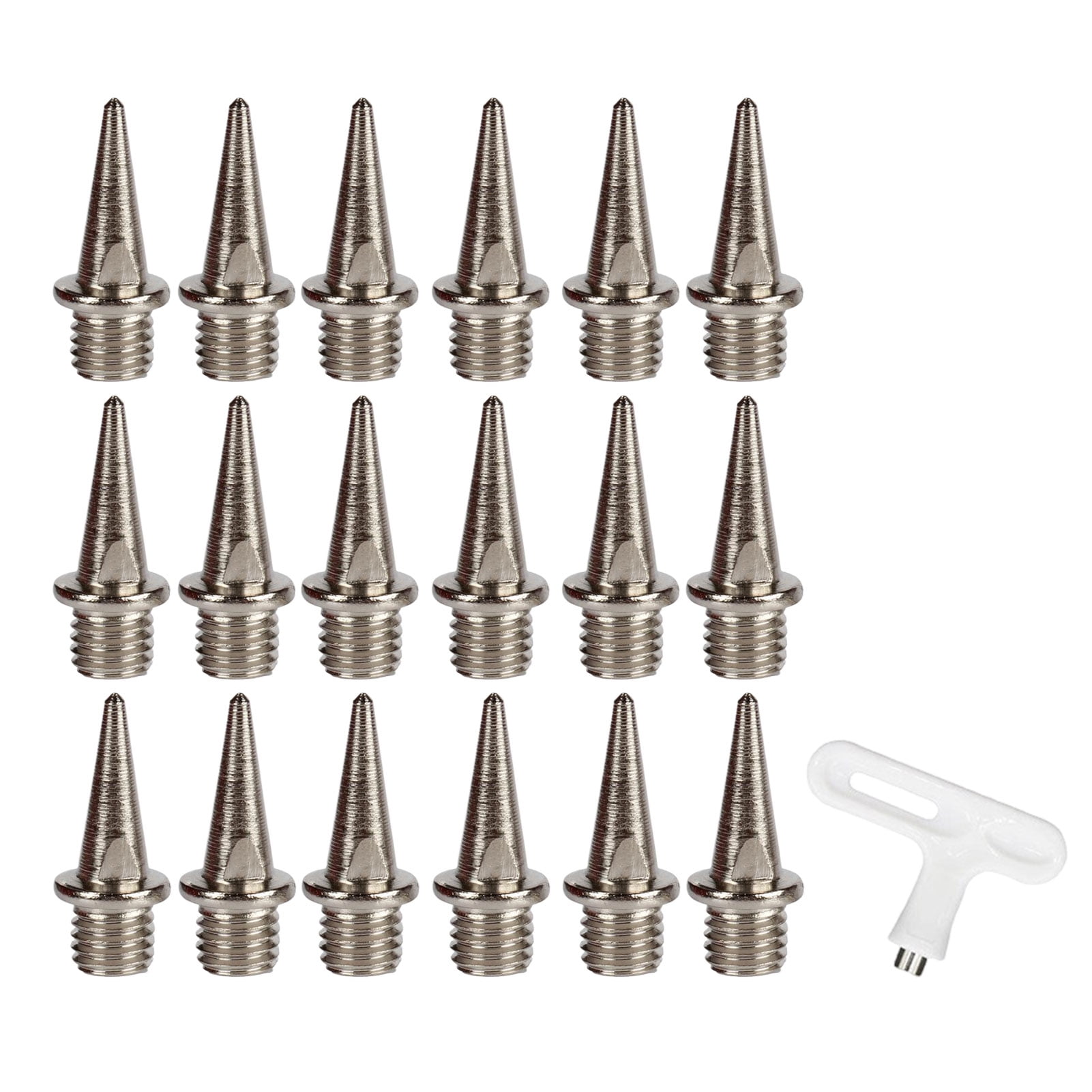 Greeniant 100 pack/lote de púas de pista de acero inoxidable con llave ...