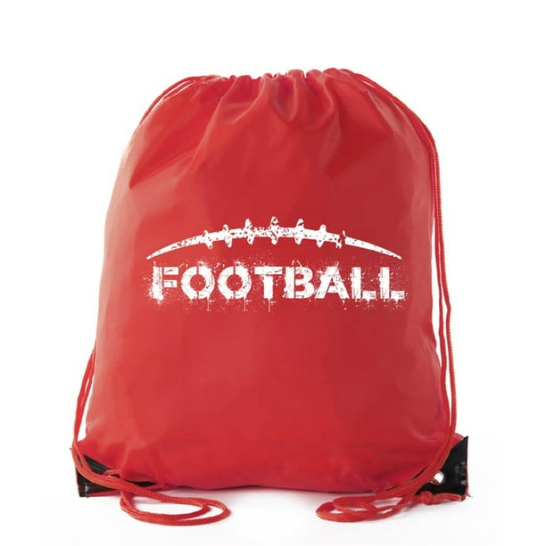 Football Party Bags | Football Drawstring Cinch Backpacks for Team ...