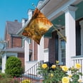 Fall Landscape House Flags For Outdoor, Orange Gold Maple Leaf Pumpkins ...