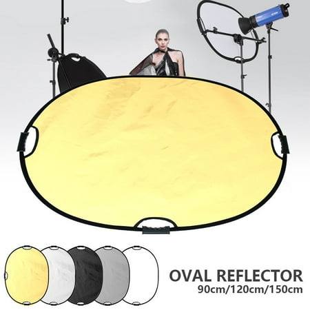 5-in-1 Oval Folding Reflector Set Portable Diffuser Foldable Portable ...