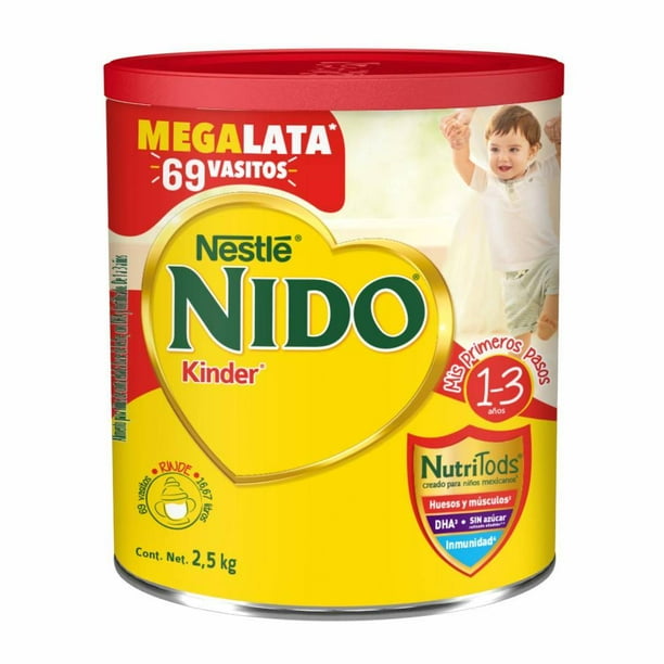 Fórmula Infantil Nido Kinder Nestlé Lata 2.5 KG | Walmart en línea