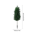 HAJAGP Artificial Topiary Conifer Tree for Front Porch Outdoor ...