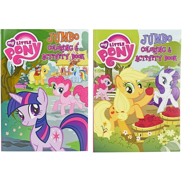 Bendon Publishing International Set of 2 My Little Pony Jumbo Coloring ...