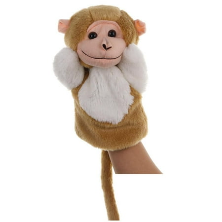 stanreset Cute Monkey Plush Hand Puppet for Kids Adults Animals Puppets ...