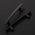 5 Pack Cabinet Handles 3" Hole Center - Curved Cabinet Pulls Brushed ...
