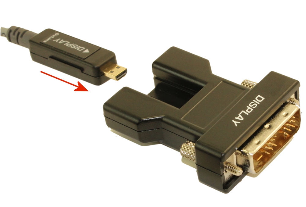 DVI-D DISPLAY Optional End Connector for CV-P-HDFH-DC2-### Fiber Cables ...