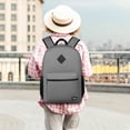 School Backpack,Unisex Classic Bookbag Teens Schoolbag with USB Port ...