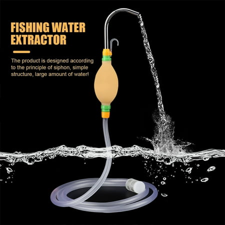 Peggybuy Fishing Water Dispenser Suction Manual Hand Pump Pipe Portable ...