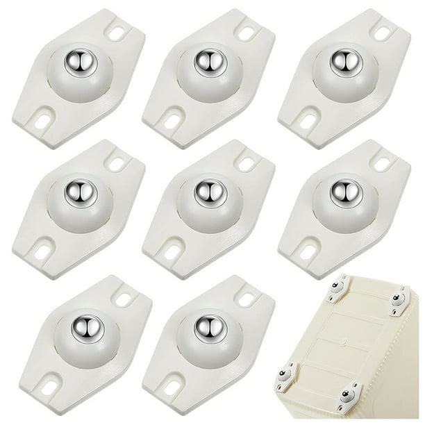 Symkmb 8 Pieces Self Adhesive Caster Wheels Mini Swivel Wheels 360 ...
