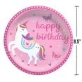 Amscan Enchanting Unicorn Birthday Paper Plates – 8.5" | 24 Count ...