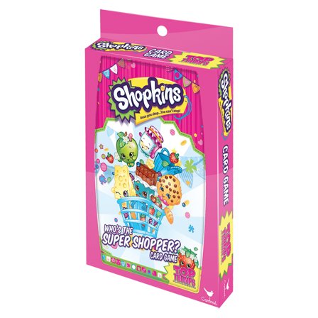 SHOPKINS GO SHOPPING CARD GAME W/COLLECTIBLE - Walmart.com