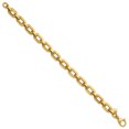 14K Polished Fancy Link Bracelet - Walmart.com