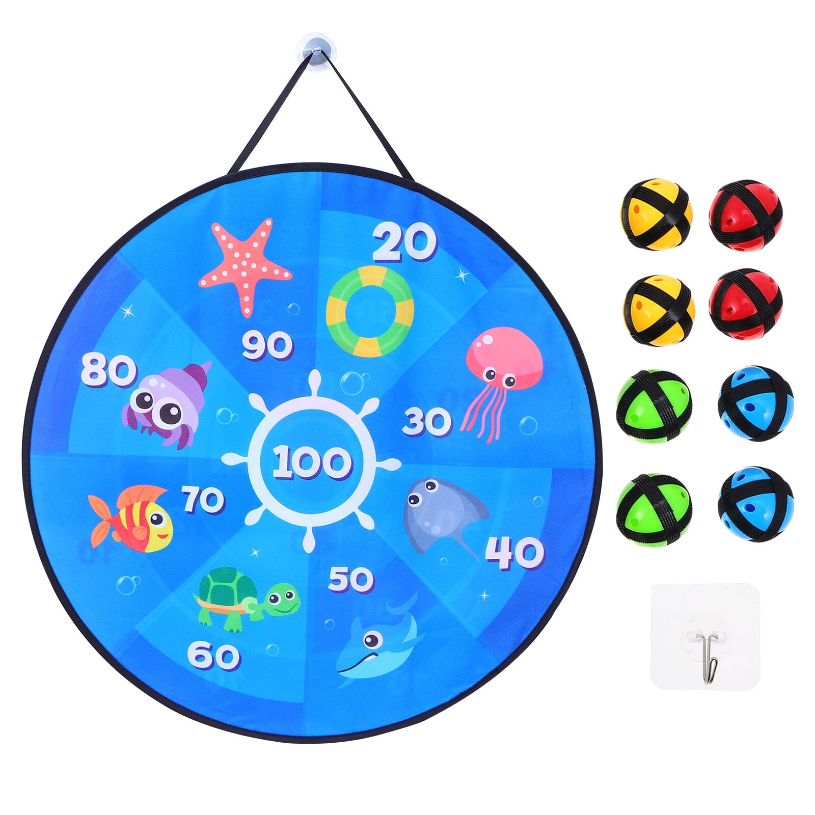 Goo ball dart board 1 Set of Children Foldable Double-side Target Goo ...
