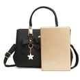 Large Bow Pattern Crossbody Leather Bags Women Shoulder Handbag for ...