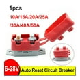 Automatic Reset Circuit Breaker for Automotive and Marine 12-24V 10-50 ...