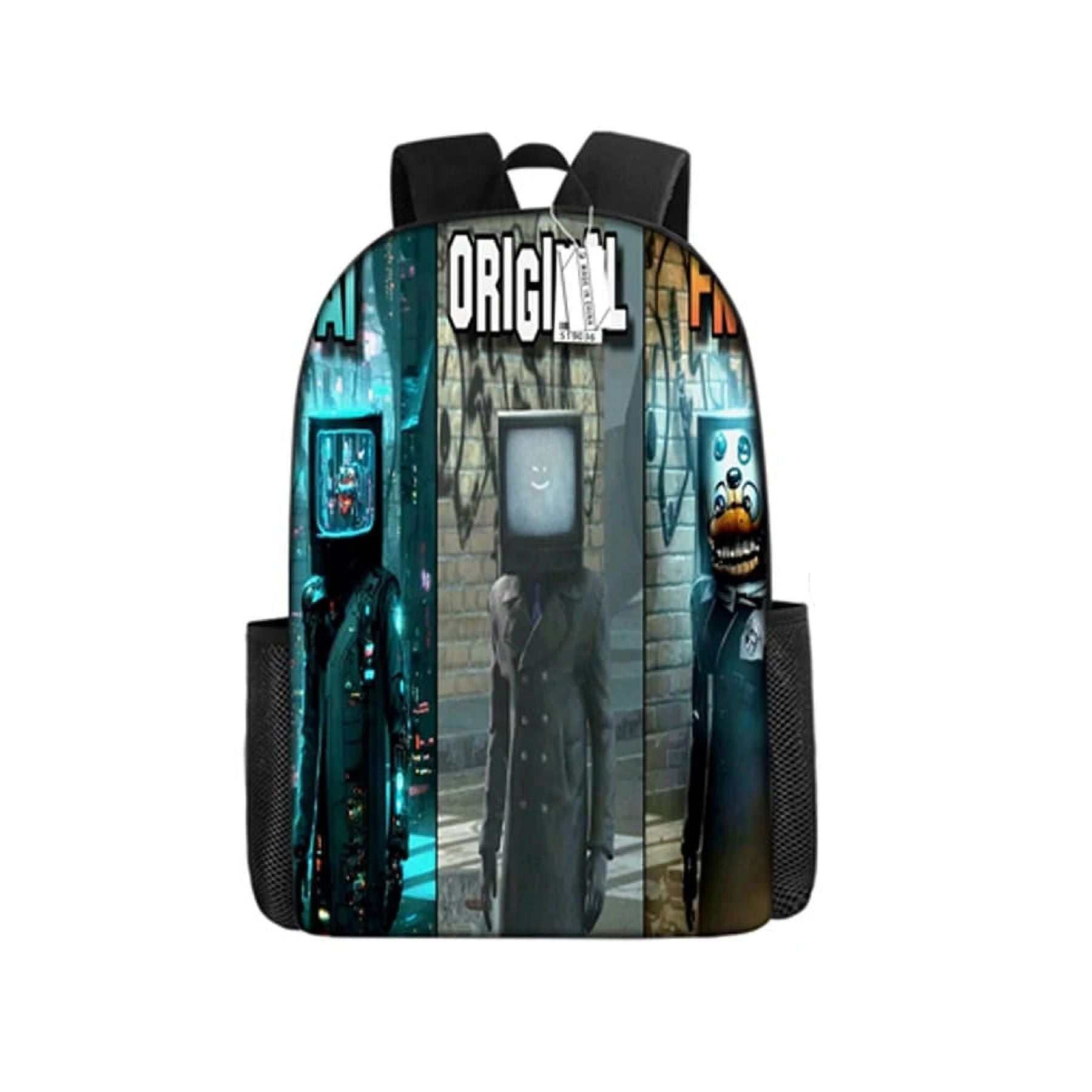 Skibidi Toilet Backpack For School Bag Titans Cameraman Lunch Box ...