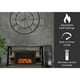 Hanover 32-In. Industrial Chic Electric Fireplace Heater with Enhanced ...