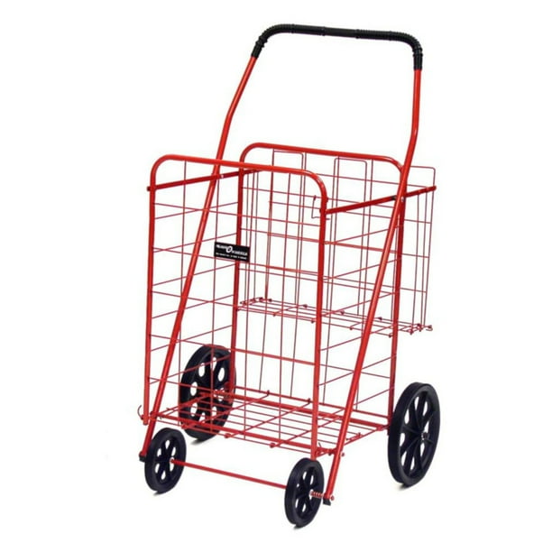 Easy Wheels Jumbo Shopping Cart Plus - Multiple Colors - Walmart.com ...