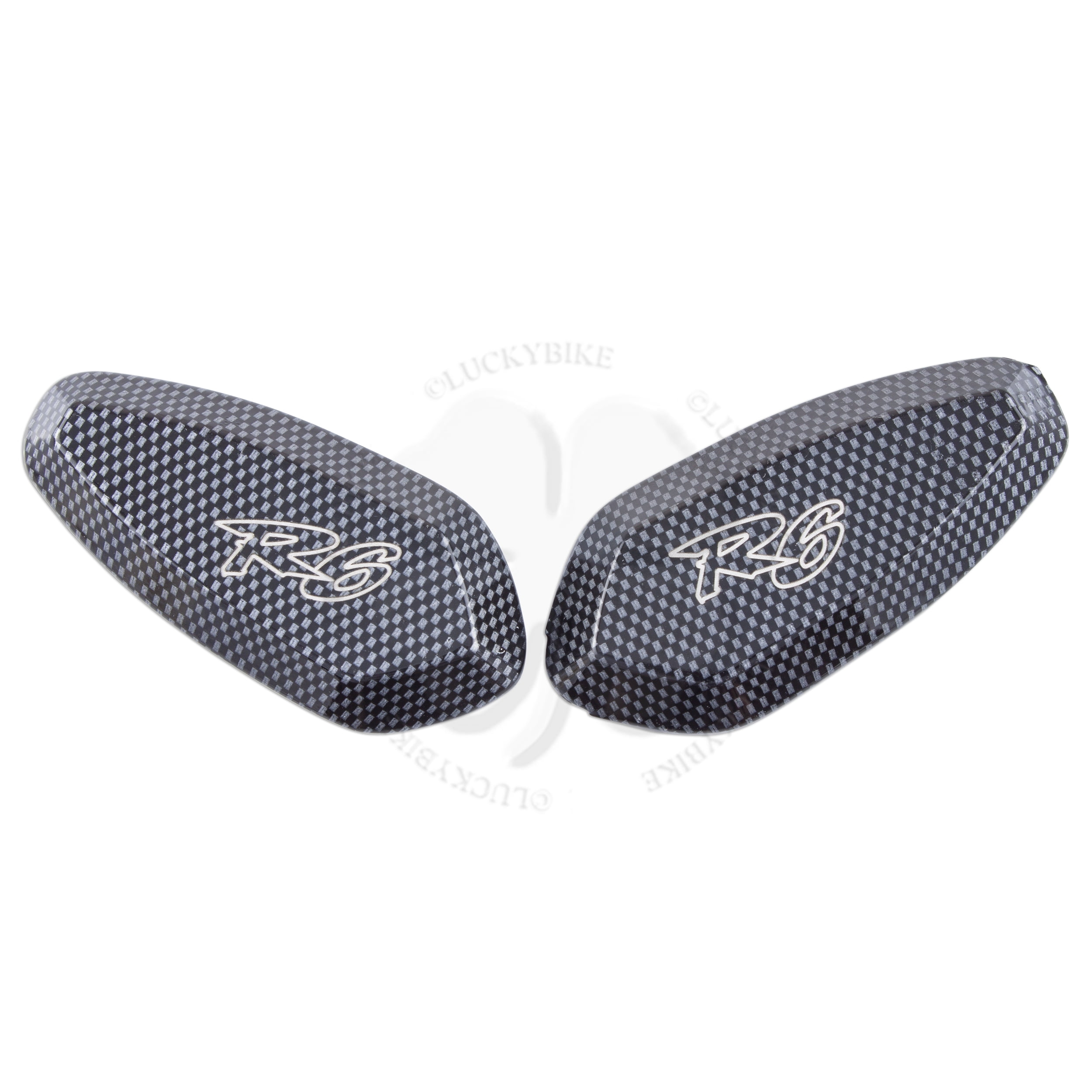 Carbon CNC Motorcycle Mirror Block Off Base Plates Yamaha YZF R6S R6 ...
