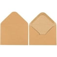 100 Pack Small Kraft Paper A1 Envelopes for 3x5 inches Cards ...