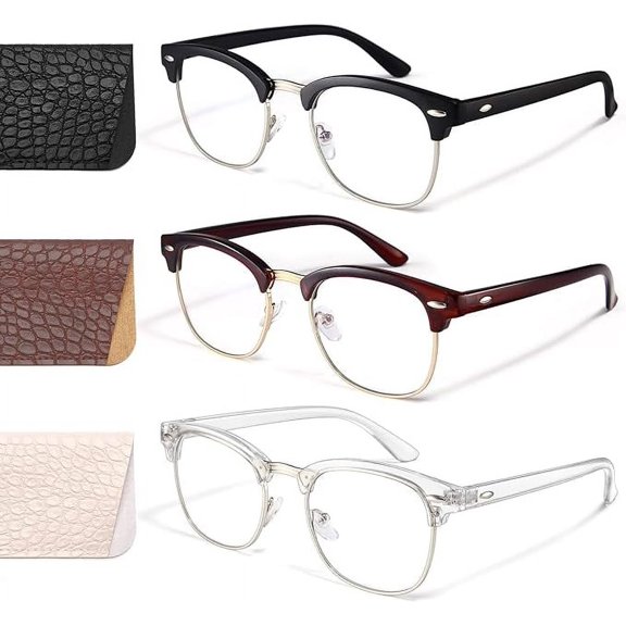 Blue Light Blocking Glasses Anti Glare Computer Gaming Glasses for Men ...