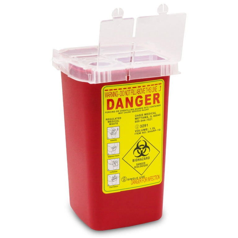 Sharps Container, 1 Quart - Walmart.com