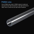 Vigor - 4Pcs Acrylic Pipe Rigid Round Tube Clear 1/2"(12Mm) Id 5/8 ...
