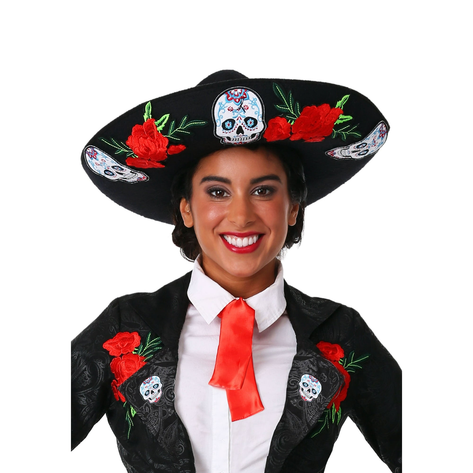 Click here for Fun Costumes Day Of The Dead Adult Sombrero prices